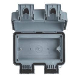 Contactum IP66 Weatherproof Outdoor 2-Gang Enclosure 174mm x 86mm x ...