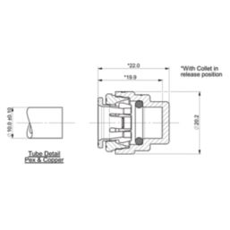 JG Speedfit Plastic Push-Fit Stop Ends 10mm 10 Pack - Screwfix