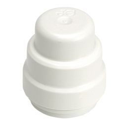JG Speedfit Plastic Push-Fit Stop Ends 10mm 10 Pack - Screwfix