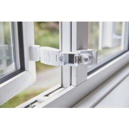 Jackloc The Titan Window Restrictor White 100mm - Screwfix