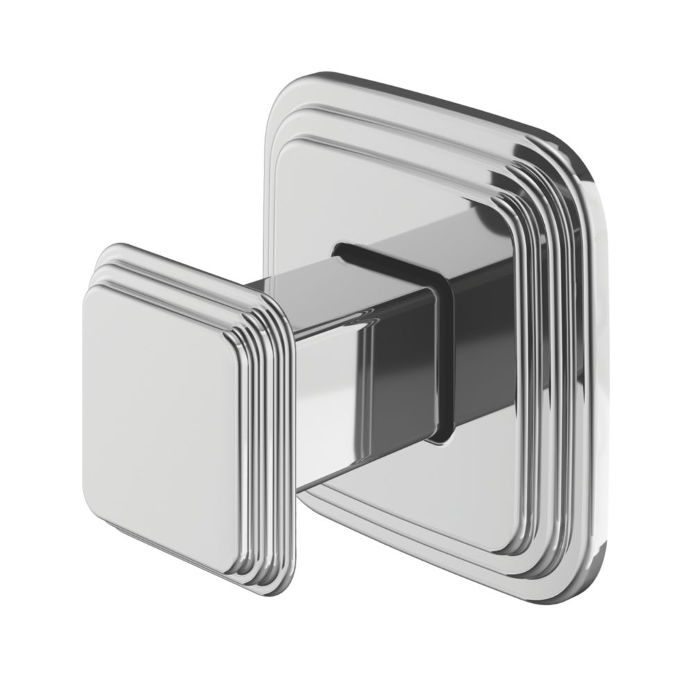 Swirl Swindale Bathroom Hook Chrome - Screwfix