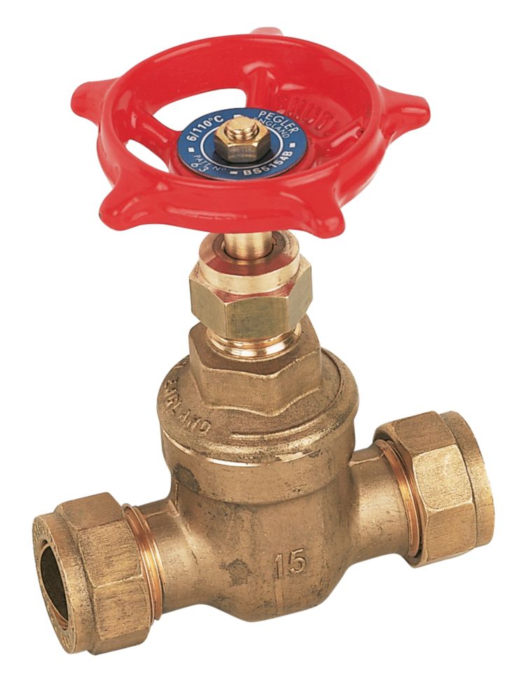 Pegler Gate Valve 22mm | Gate Valves | Screwfix.com