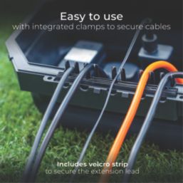 Masterplug IP54 Weatherproof Outdoor Enclosure 376mm x 230mm x 154mm ...