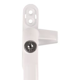 Smith & Locke Left-Handed Window Handle White - Screwfix