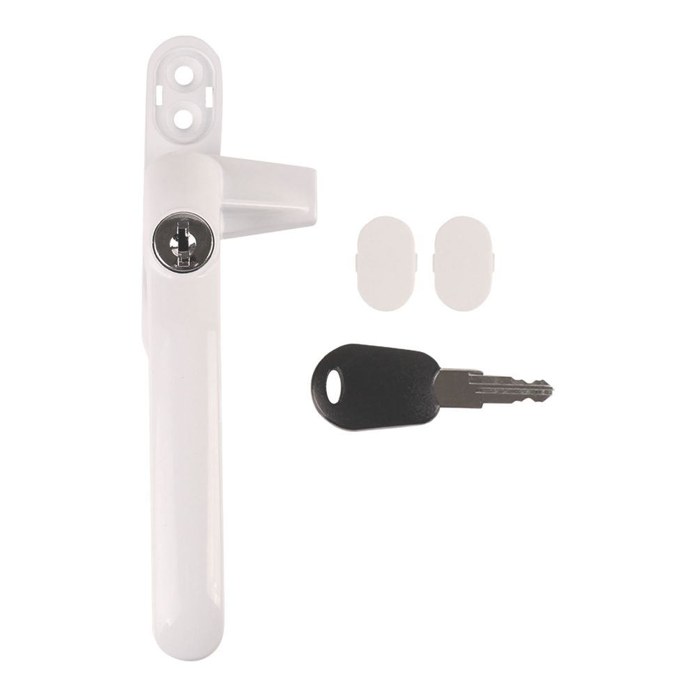 Smith & Locke Left-Handed Window Handle White - Screwfix