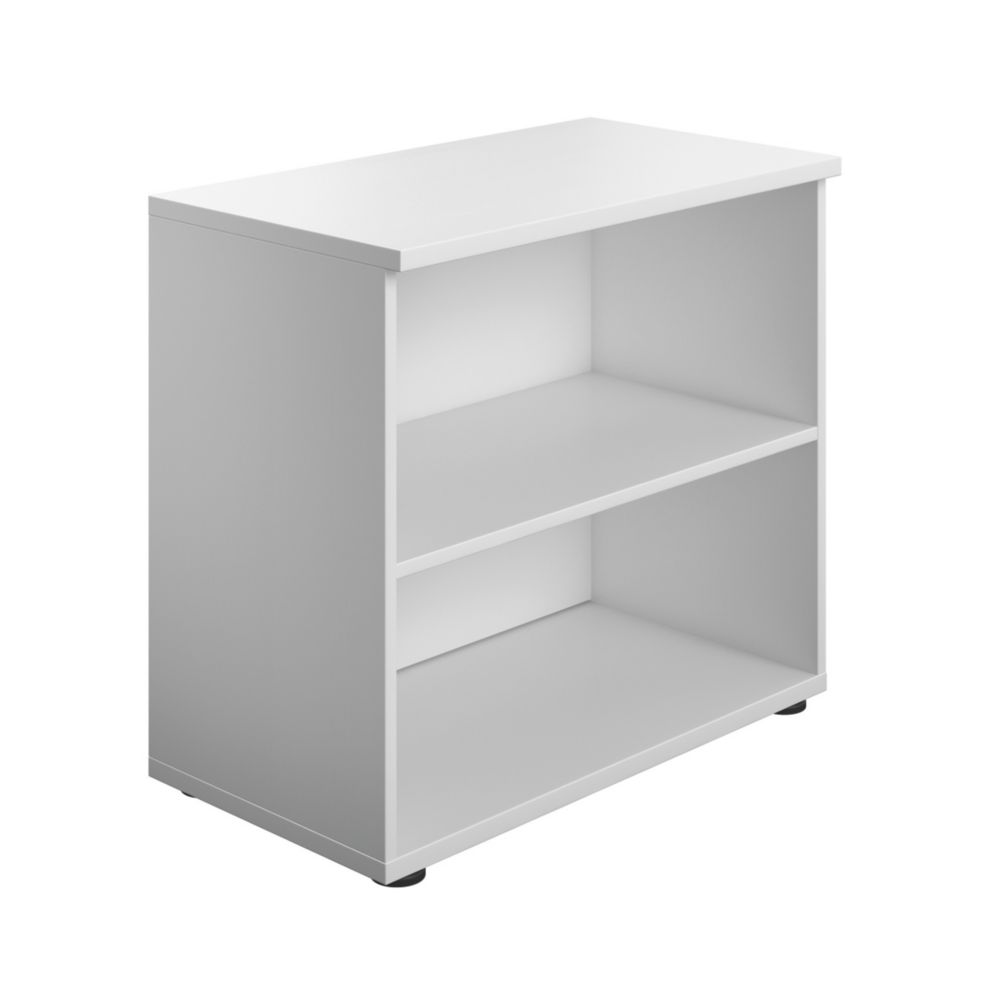 TC Group 1-Shelf Bookcase White 800mm x 730mm - Screwfix
