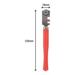 Forge Steel Glass Cutter 130mm - Screwfix