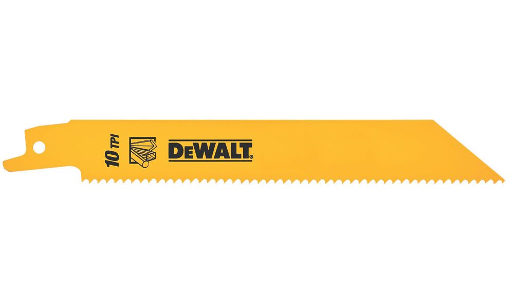 DEWALT DT2345-QZ Multi-Material Reciprocating Saw Blades 152mm 5 Pack ...