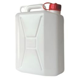 Hilka Pro-Craft Plastic Water Container White 10Ltr - Screwfix