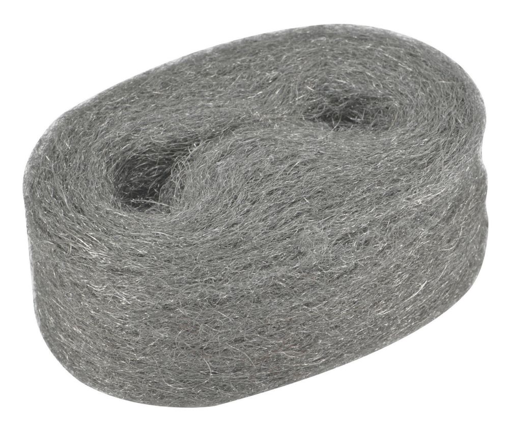 Essentials Multi-Material Grade 1 Medium Steel Wool 150g - Screwfix