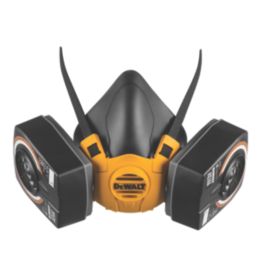 DEWALT Medium Half Mask Respirator with Filters A2-P3 - Screwfix