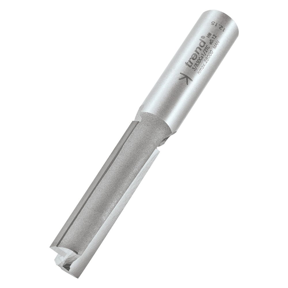 Trend 3/83DCX1/2TC 1/2" Straight Cutter 12.7mm x 50mm - Screwfix