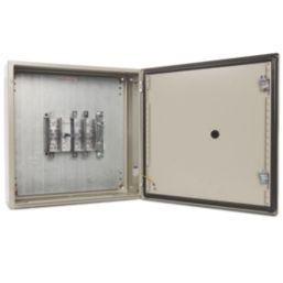 Contactum DFS250K 250A 3P+N+E Fused 3-Phase Enclosed Switch Fuse - Screwfix