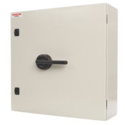 Contactum DFS250K 250A 3P+N+E Fused 3-Phase Enclosed Switch Fuse - Screwfix