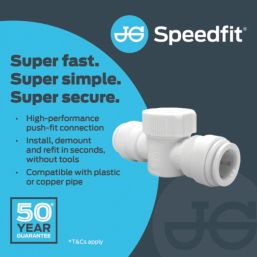 JG Speedfit 15APTP Washing Machine Tap 15mm x 3/4" - Screwfix