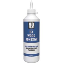 No Nonsense Wood Adhesive 500ml - Screwfix