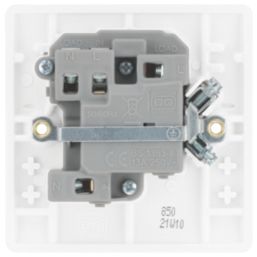 British General 13A Switched Fused Spur White - Screwfix