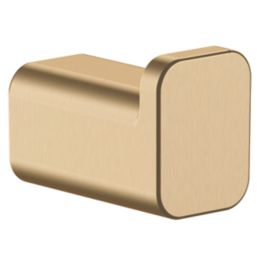 Hansgrohe AddStoris Bathroom Hook Brushed Bronze - Screwfix