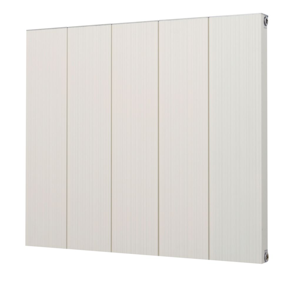 Ignite 600mm x 698mm 2544BTU White Horizontal Designer Radiator - Screwfix