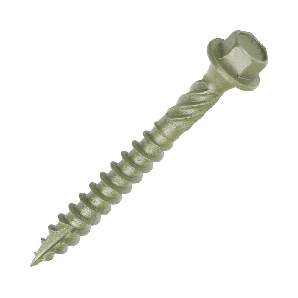 Timco Hex Socket Timber Frame Construction & Landscaping Screws 6.7mm x ...