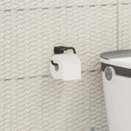 Hansgrohe AddStoris Toilet Roll Holder Matt Black - Screwfix
