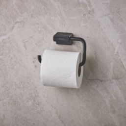 Hansgrohe AddStoris Toilet Roll Holder Matt Black - Screwfix