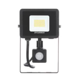 Sylvania SylFlood Outdoor LED Floodlight With PIR Sensor Black 18W ...