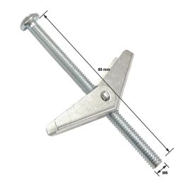 Easyfix Spring Toggles 6mm x 80mm 20 Pack - Screwfix