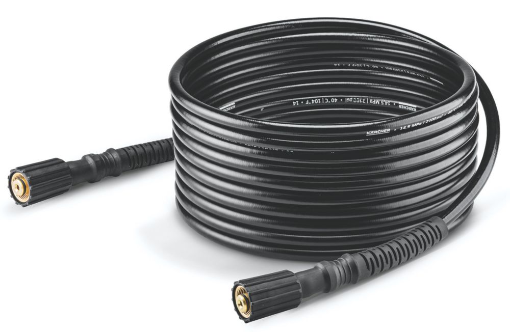 Karcher Pro DN6 Replacement High Pressure Hose Black 1/4" x 14.5m ...