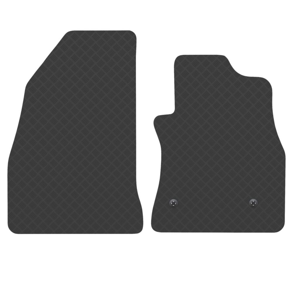 Car Mat Co. Vauxhall Combo 2010 - 2018 Rubber Car Mats 2 Piece Set ...
