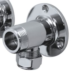 Bristan WMNT4 C Shower Valve Wall Mount Fixing Kit Chrome Plated - Screwfix