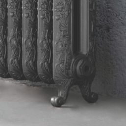 Arroll 597mm x 684mm 2590BTU Cast Grey Cast Iron 2 Column Radiator ...