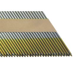 Easyfix Galvanised 34º Collated Nails Ring Shank 3.1mm x 90mm 2200 Pack ...