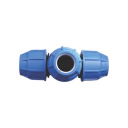 FloPlast MDPE Compression Equal Tee 32mm - Screwfix