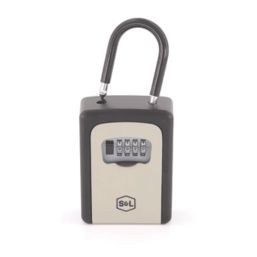 Smith & Locke Water-Resistant Combination Portable Key Safe - Screwfix