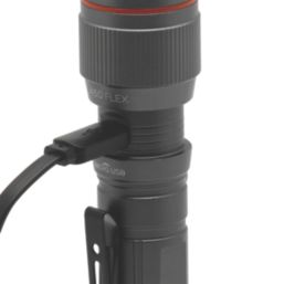 Nebo 450 Flex Rechargeable LED Torch Graphite 250lm - Screwfix