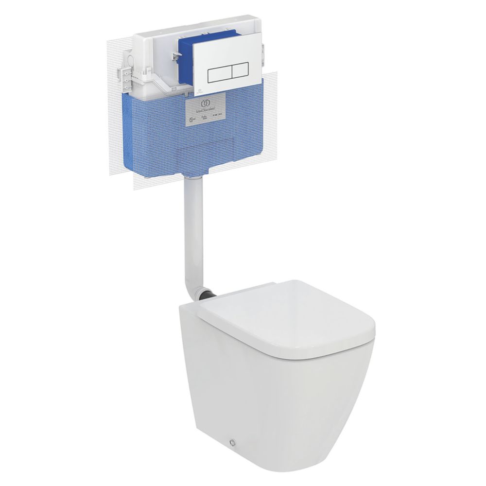 Ideal Standard i.life B Soft-Close BTW Toilet & Concealed Cistern Dual ...