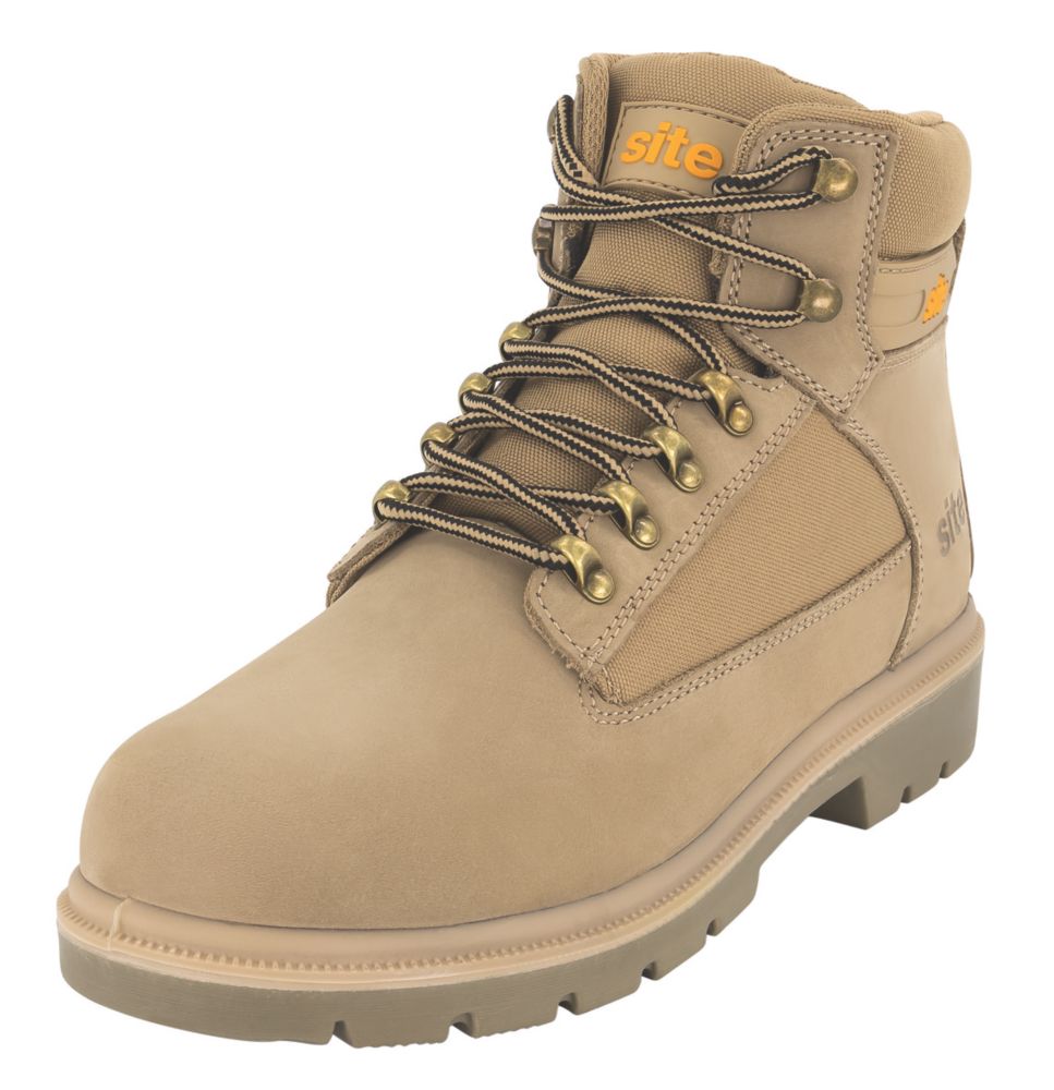 Site Quartz Size 8 Stone Steel Toe Cap Safety Boots - Screwfix