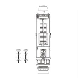 Flomasta 2" Dual Flush Valve - Screwfix