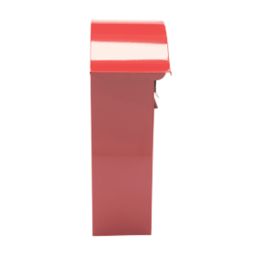 Burg-Wachter Classic Post Box Red Powder-Coated - Screwfix