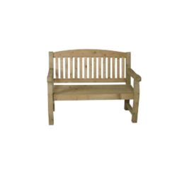 Forest Harvington Garden Bench Mixed Softwood 4' x 3' - Screwfix