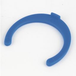 FloPlast FloFit+ Plastic Collet Clips Blue 22mm 20 Pack - Screwfix