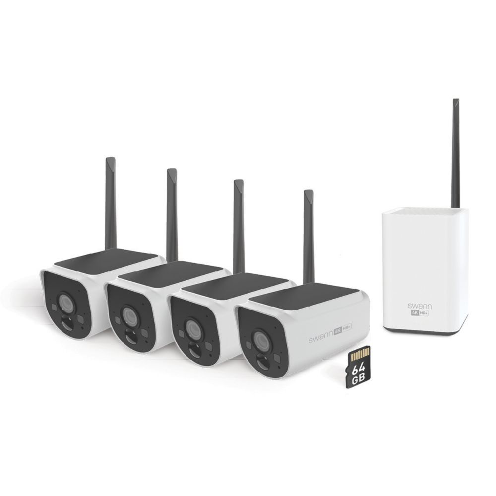 Swann MaxRanger SWNVK-MR4KSD4 64GB 6-Channel 4K Long Range Security ...