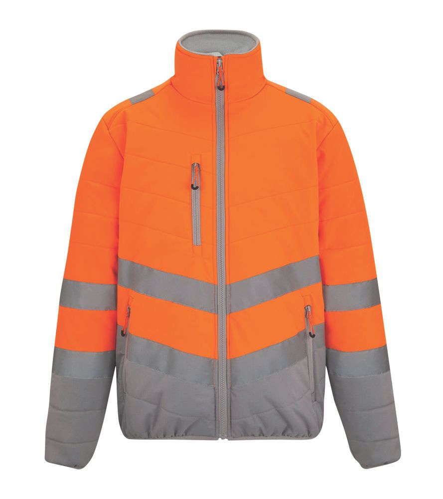 Regatta Hi-Vis Two-Tone Thermal Jacket Orange Medium 44" Chest - Screwfix