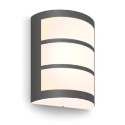 Philips Python Outdoor LED Wall Light Anthracite 6W 450lm - Screwfix