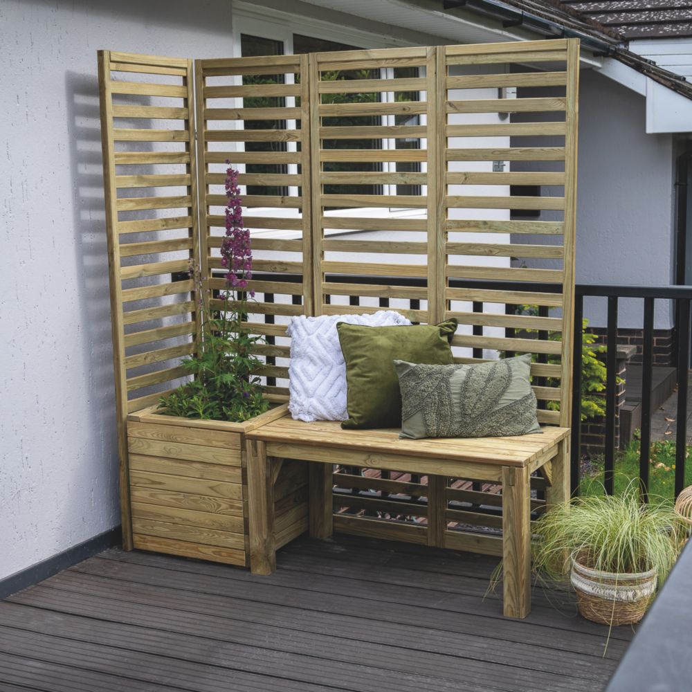 Forest V1 5' x 1' 6" (Nominal) Garden Modular Set 6 Pieces - Screwfix