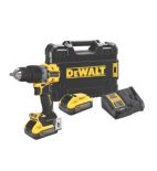 DeWalt DCD796E2T GB 18V 2 x 1.7Ah Li Ion PowerStack Brushless Cordless Combi Drill Screwfix