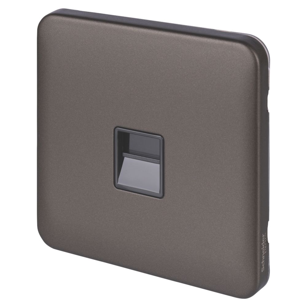 Schneider Electric Lisse Deco 1-Gang Slave Mocha Bronze with Black ...