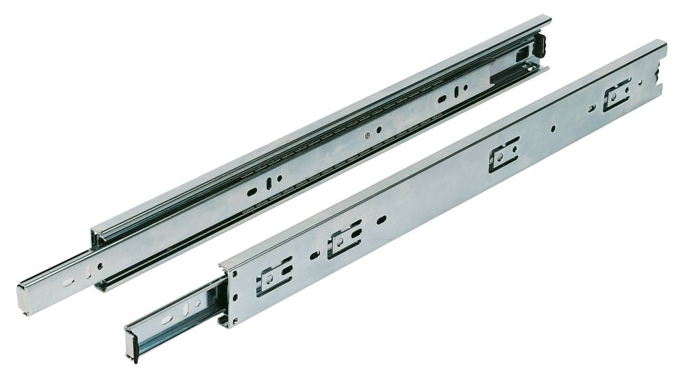 Ball Bearing Drawer Runners 550mm 2 Pack | Drawer Runners | Screwfix.com