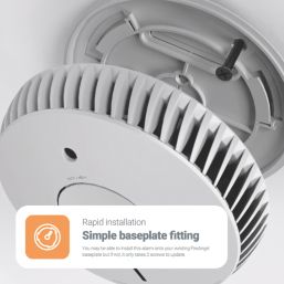 FireAngel FA6620-R-T2 Battery Standalone Optical Smoke Alarm Twin Pack ...